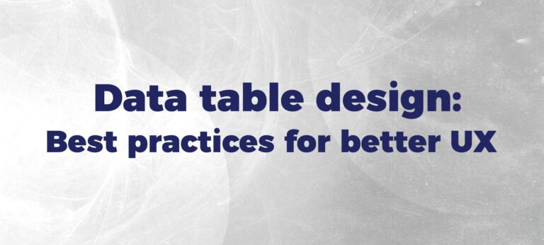 Data table design: Best practices for better UX - Design Relax
